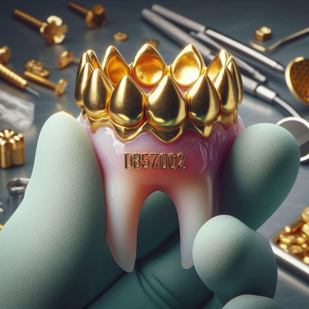 dental code for 3/4 crown