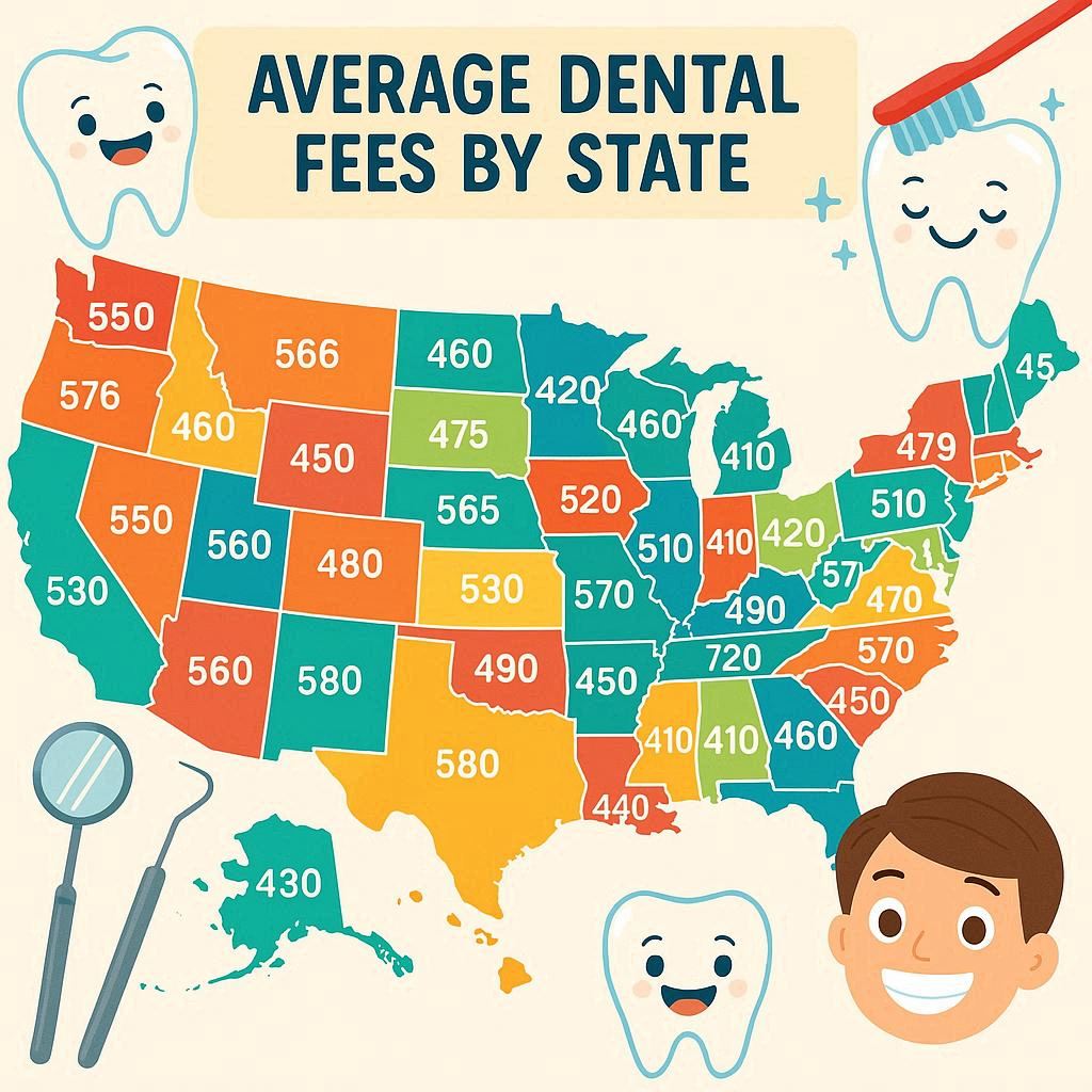 Average Dental Fees by State: Decoding the Cost of Your Smile in 2025
