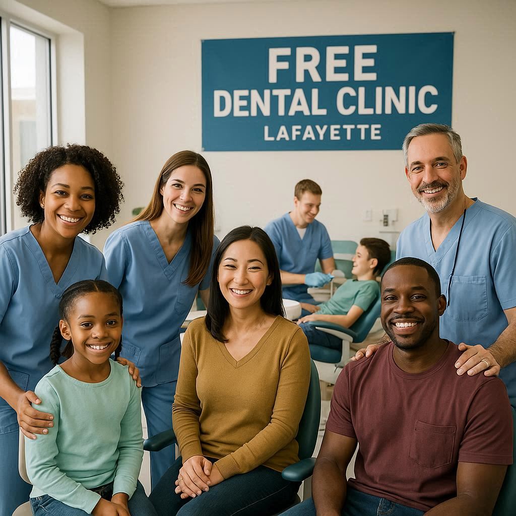 free dental clinics in Lafayette
