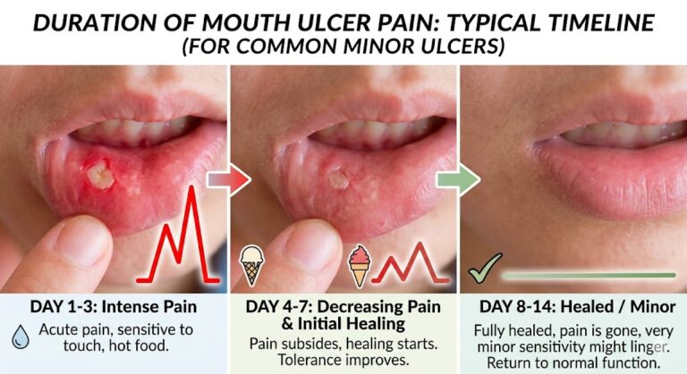 How Much Time Do Mouth Ulcers Hurt?